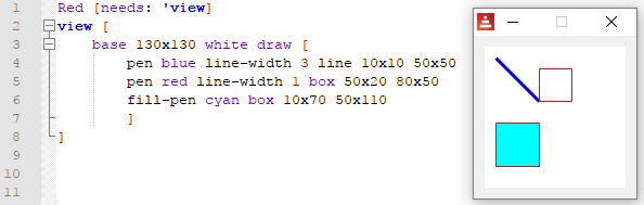 GUI- Draw · Red Language Notebook