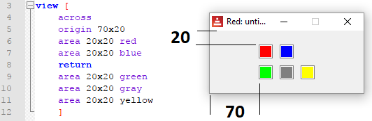 GUI- Layout commands · Red Language Notebook